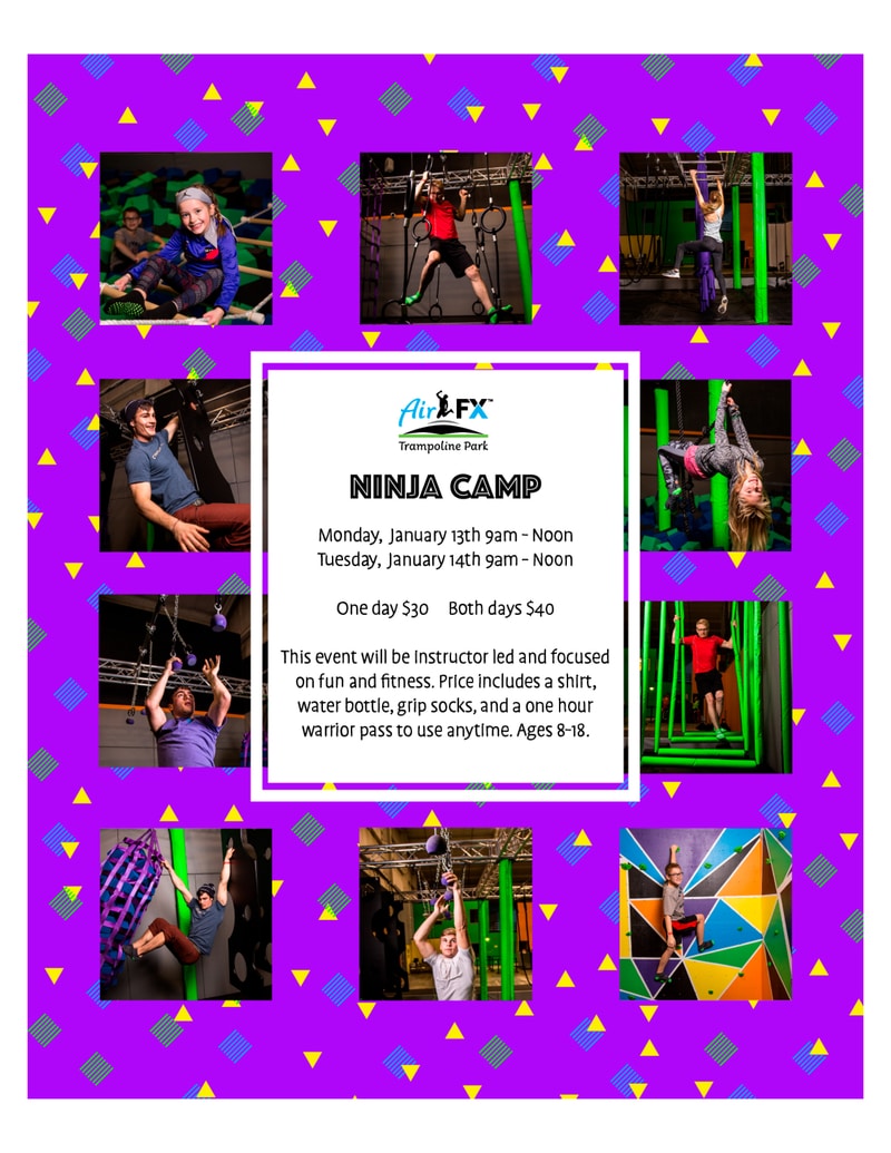 Ninja Camp - January 13-14, 2020 - AirFX Trampoline Park